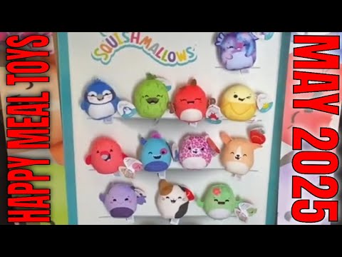 Squishmallows Happy Meal Toys McDonald's May/June 2025