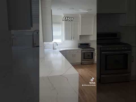 Kitchen Renovation Transformation! Kitchen remodel! #kitchenrenovation #kitchenremodel