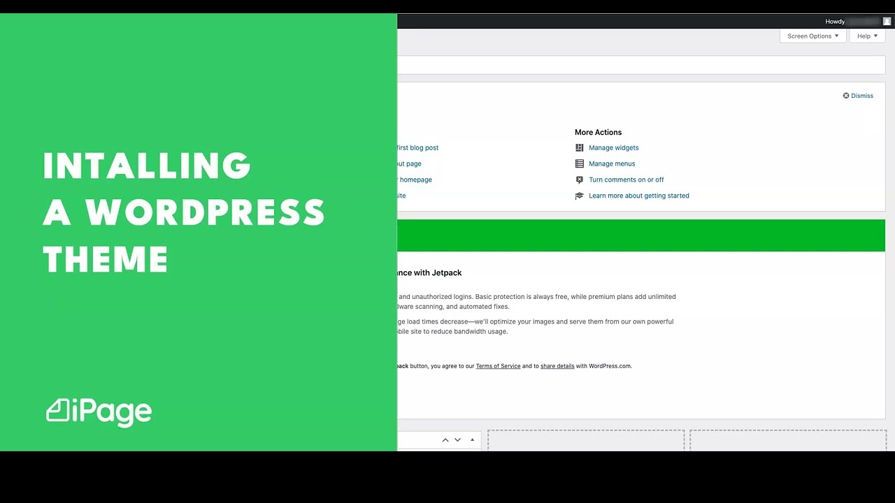 Installing a WordPress Theme