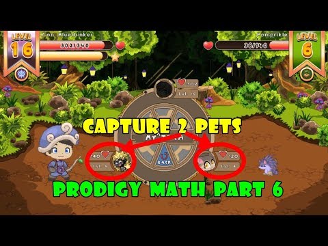 Capture 2 Pets | ¡Go To Level 18! | Prodigy Math Game Student | PART 6 - Games For Children