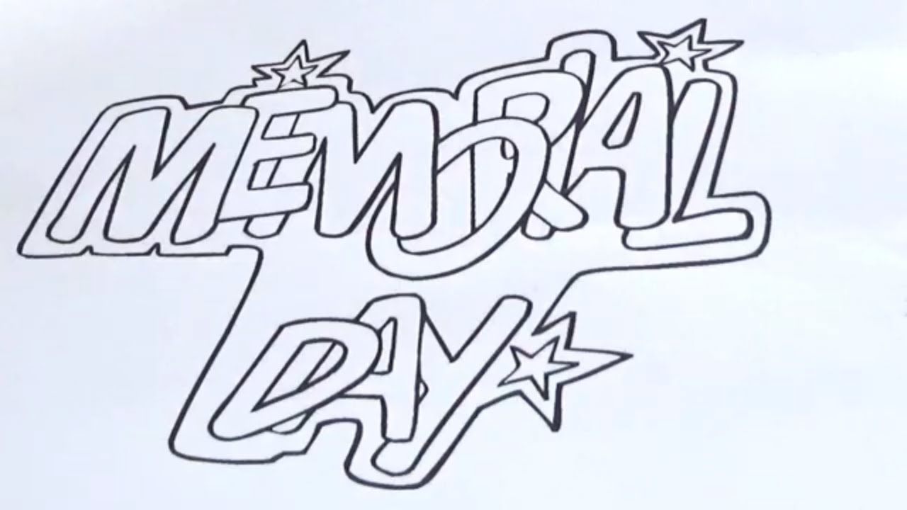 Memorial Day Coloring Page