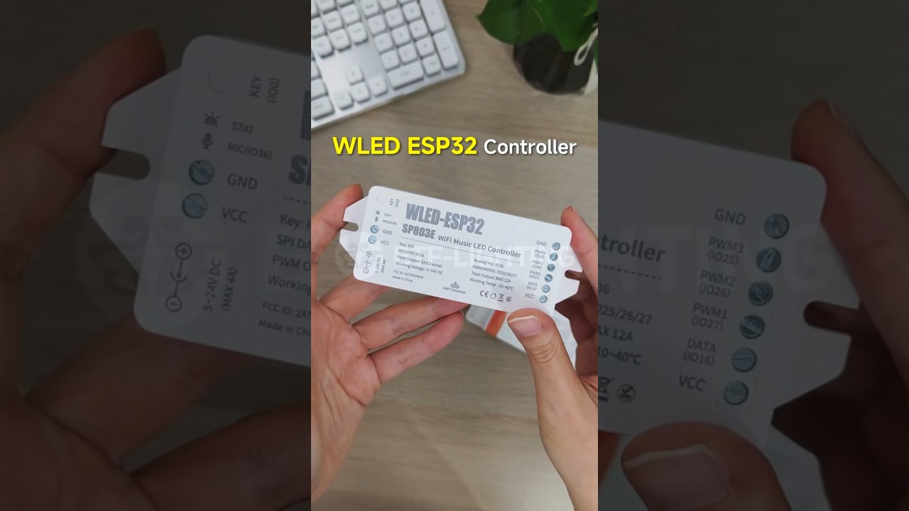 🚀Plug and Play Controller with WLED!  Set up in seconds! ⚡