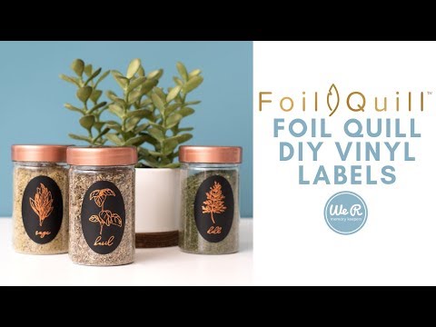 Foil Quill Vinyl Labels by We R Memory Keepers