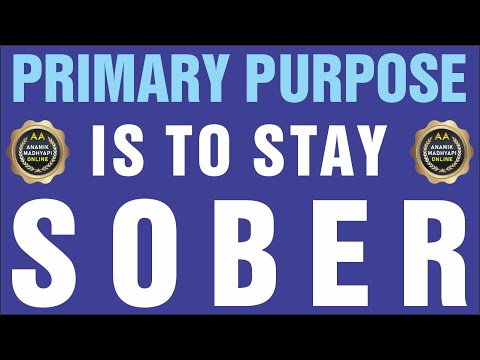 Primary Purpose is to Stay Sober SHARING BY ROY T. ( GOA / U. S. A. )