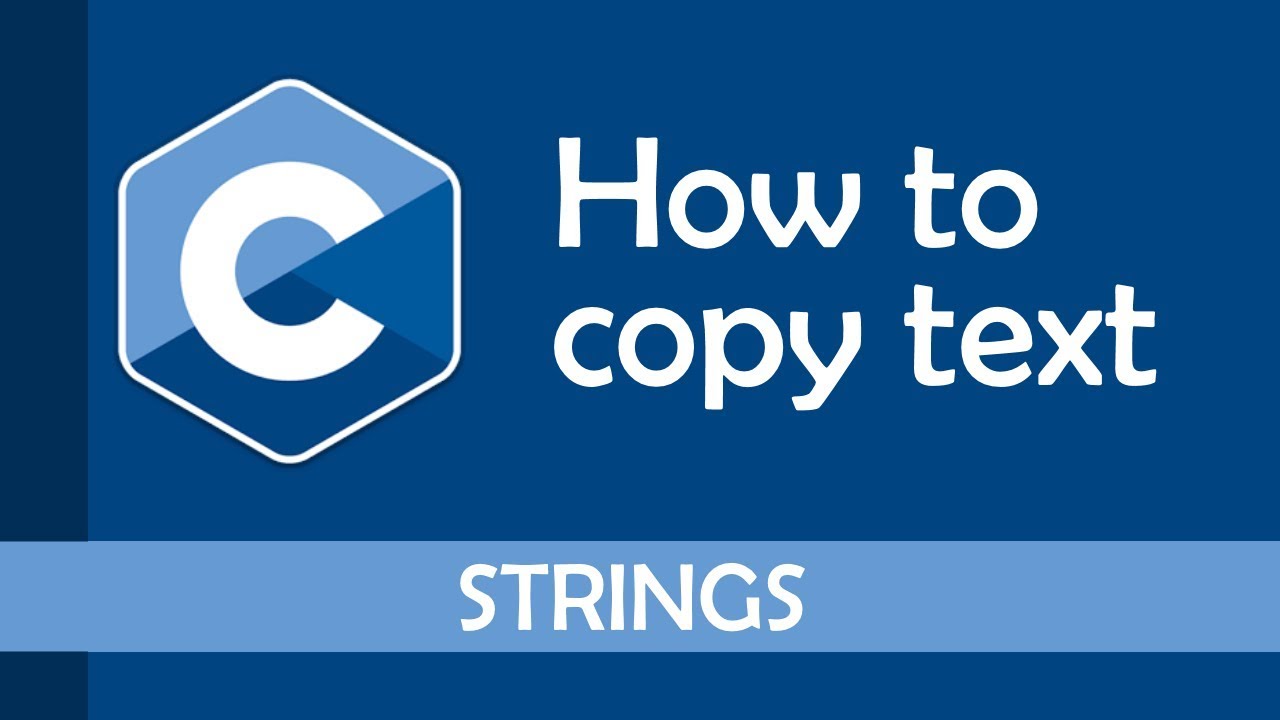 How to properly copy text in C