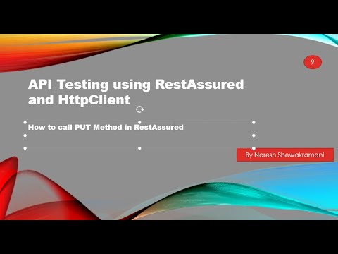 How to call PUT Method in RestAssured