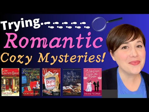 🔎Cozy Mystery Reading Vlog 📚 Romantic Cozy Mystery Books ❤️ Try a Chapter Challenge