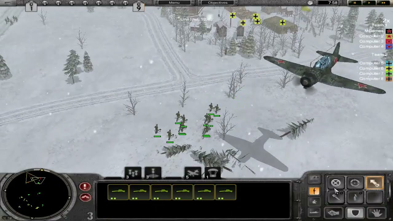 Codename Panzers - Skirmish Defending Moscow