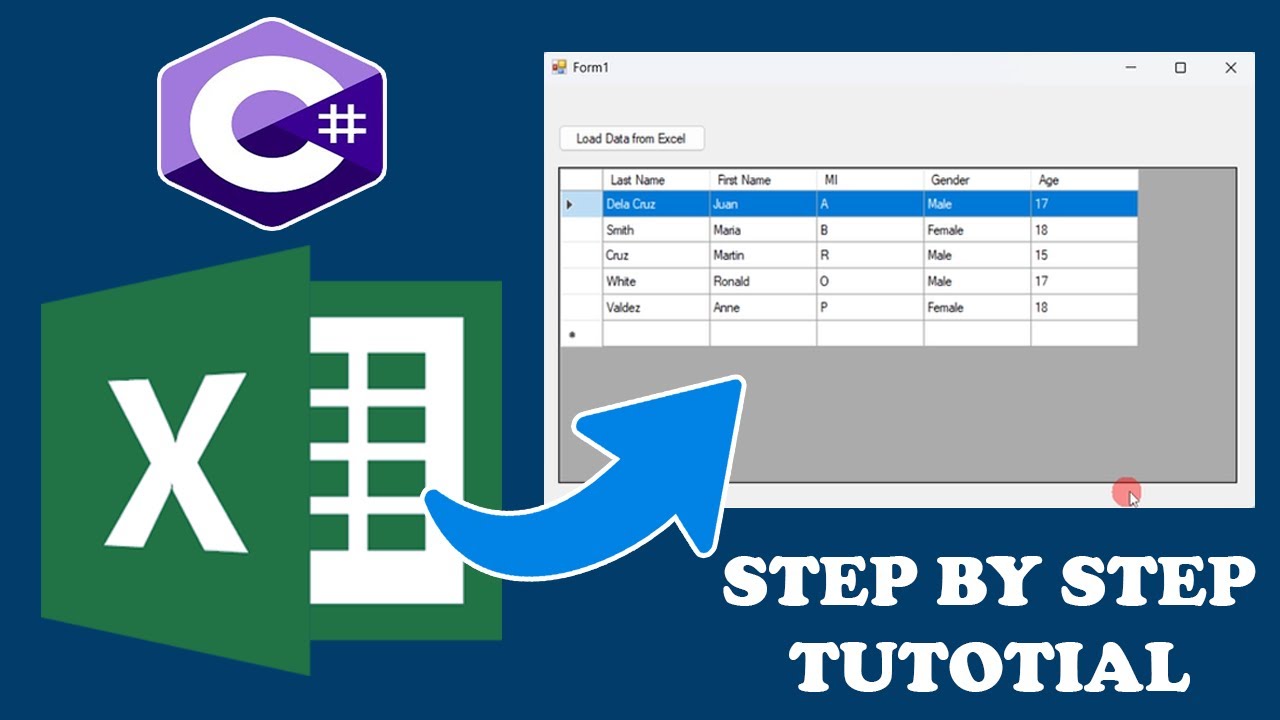 How to Load Excel Data into DataGridView in C# Windows Forms