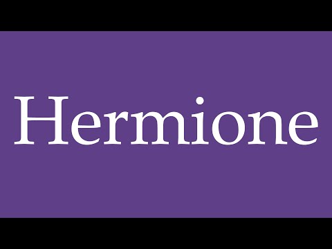 How To Pronounce ''Hermione'' Correctly in Spanish