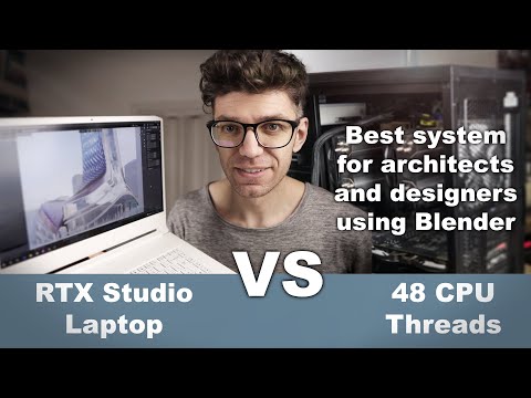 Best Blender Rendering? RTX 2080 Laptop or 48 CPU Cores? - Tech for architects and designers