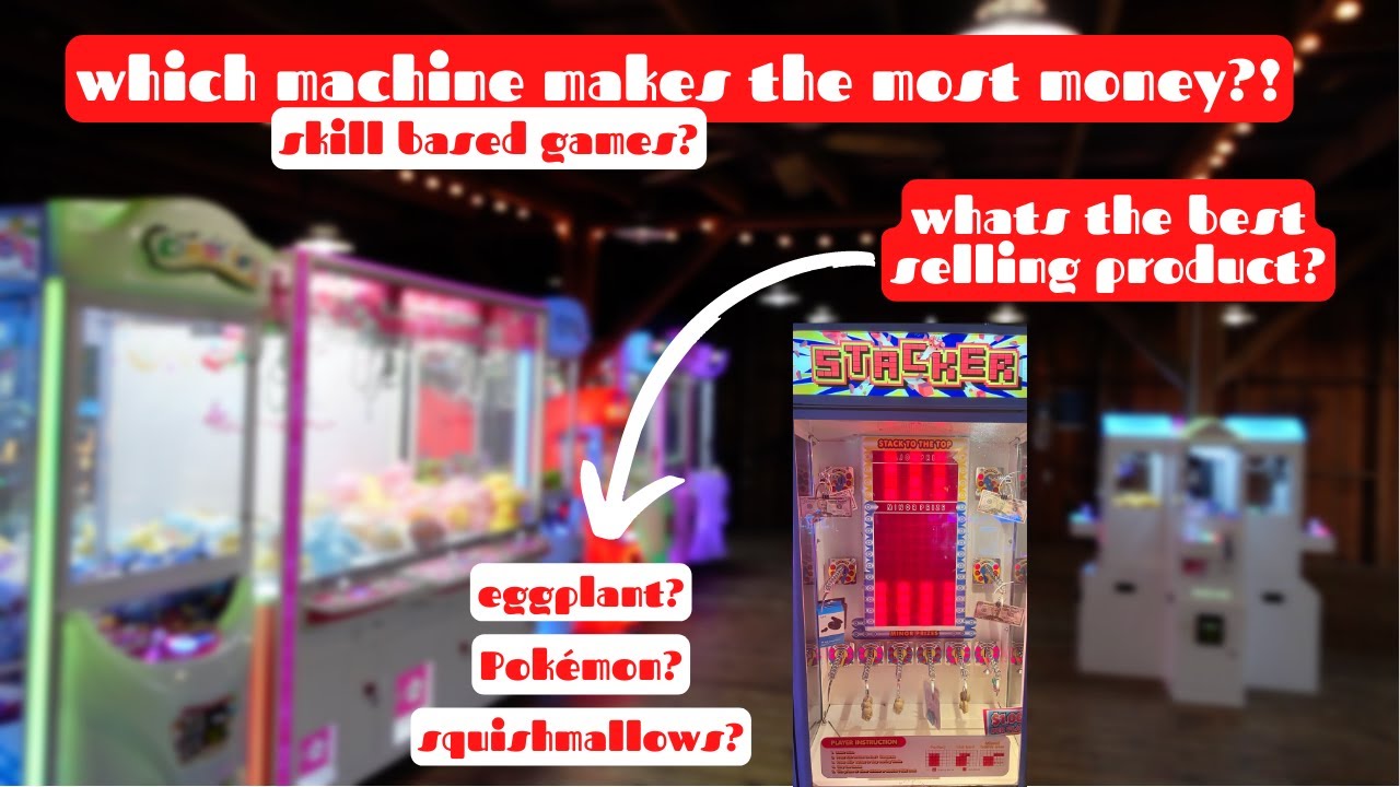 HOW MUCH $ OUR TEMPORARY ARCADE MADE US IN 3 DAYS! WHICH MACHINE + PRODUCT WAS THE MOST PROFITABLE?