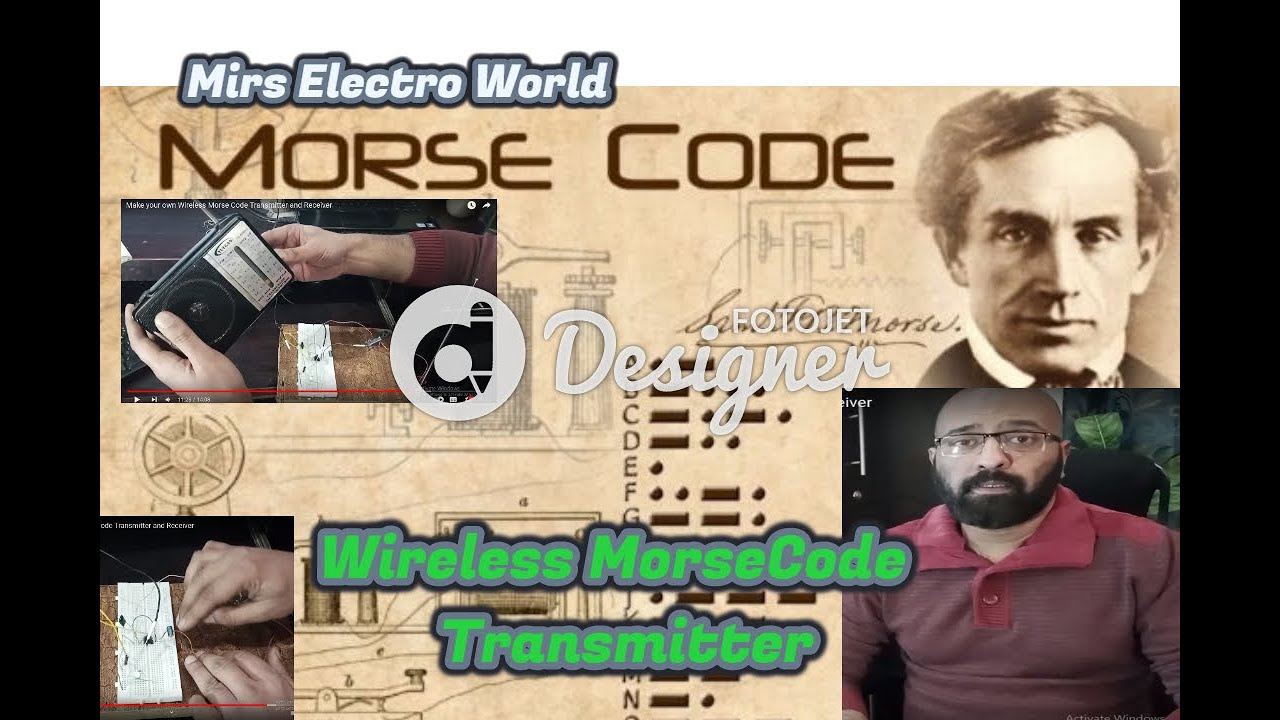 Make your own Wireless Morse Code Transmitter and Receiver