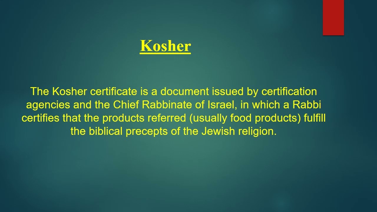 Kosher PDF for IM