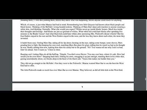 Maniac Magee Read Aloud: Chapters 40-42