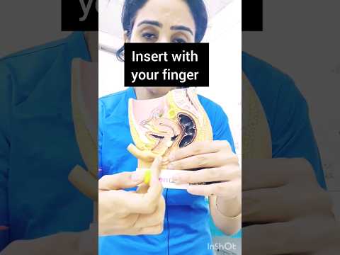 How to Insert Vaginal Tablet 💊🤷#shorts #vagina #pessary