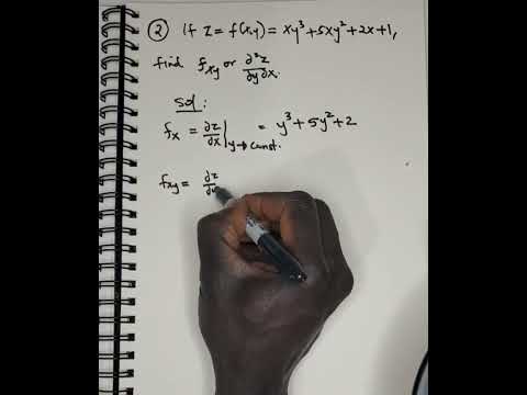 Did you see that? |2nd Order Partial derivative|Eg. 2 @diaxterdotcom #youtubeshorts #maths #PDs