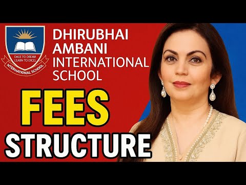 Dhirubhai Ambani International school Fees Structure 💥 || Ft. Neeta Ambani