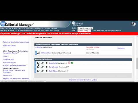 How to combine your reviewer search results on Editorial Manager