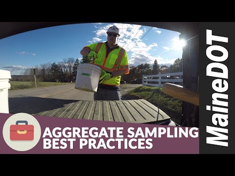 Aggregate Sampling Best Practices | MaineDOT