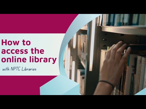 2.1 How to access the online library and library catalogue