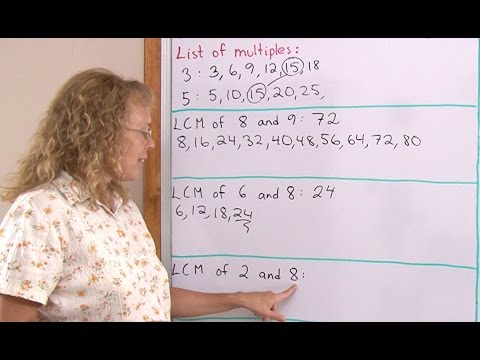 The least common multiple - introduction
