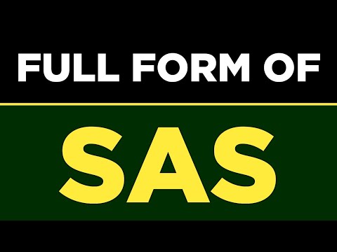 Full form of SAS | SAS ka full form kya hai | SAS full form | Free Learn University