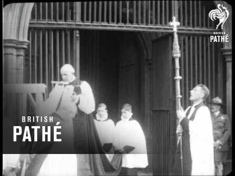 Archbishop Of Canterbury Enthroned (1928)