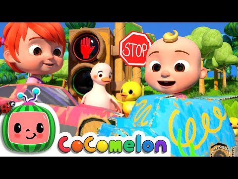 Traffic Safety Song | CoComelon Nursery Rhymes & Kids Songs