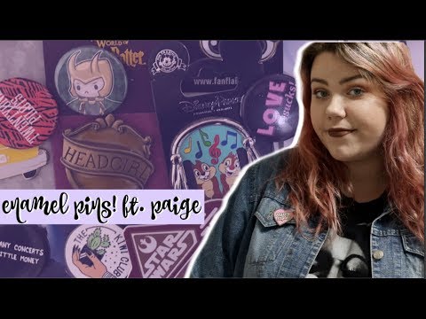 ENAMEL PIN COLLECTION: Music & Fandom Edition ft. PaigeBackstage