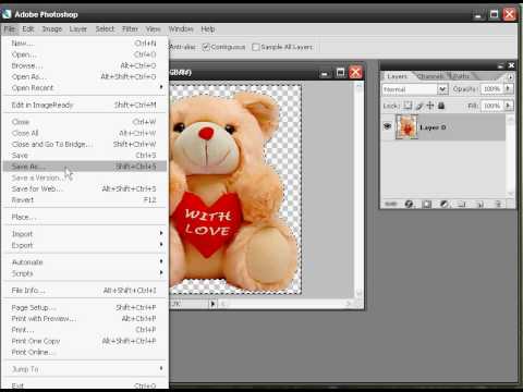 How to make transparent PNG images