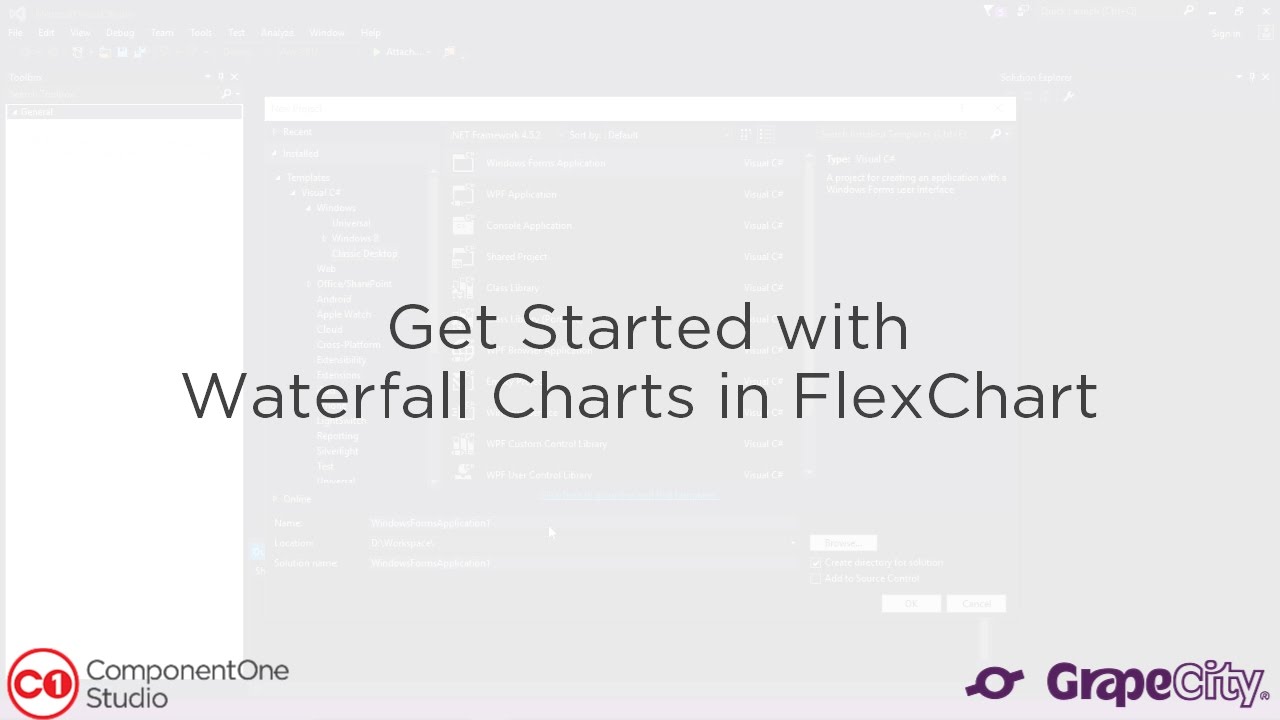 Get Started with a Waterfall Chart for WinForms