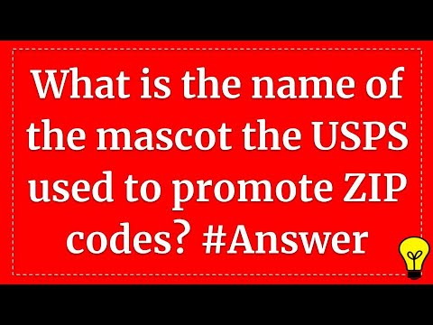 What is the name of the mascot the USPS used to promote ZIP codes? #Answer