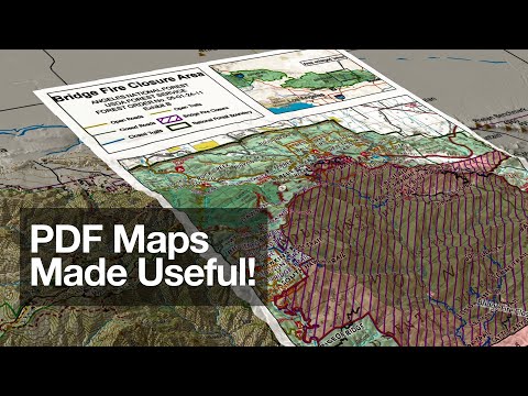 Use PDF Maps in Caltopo