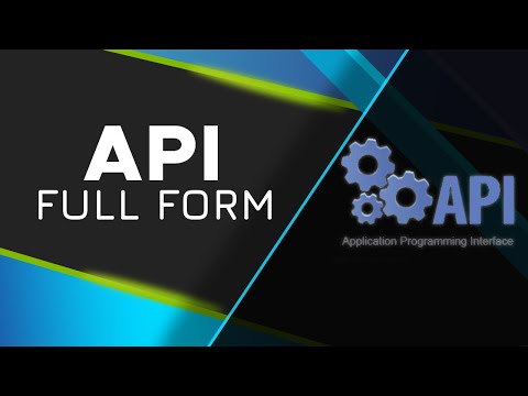 API Full Form - Full form of API - Application Programming Interface