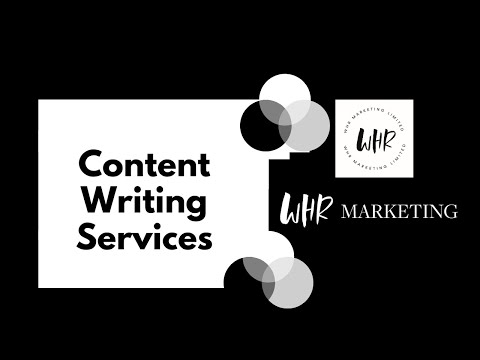 Content Writing Services - WHR Marketing