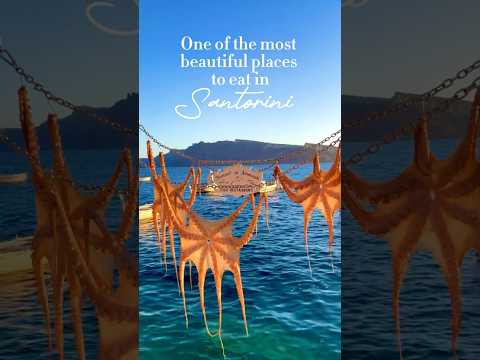 The TRUTH about the insta famous restaurant in Santorini