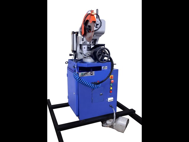 Pipe Cutting Machine - JE 375 Slant Head Hydraulic Semi Automatic Pipe ...