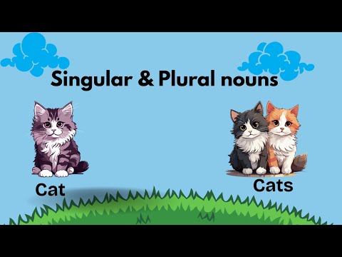 Singular plural| singular and  plural nouns explained simple|  English grammar
