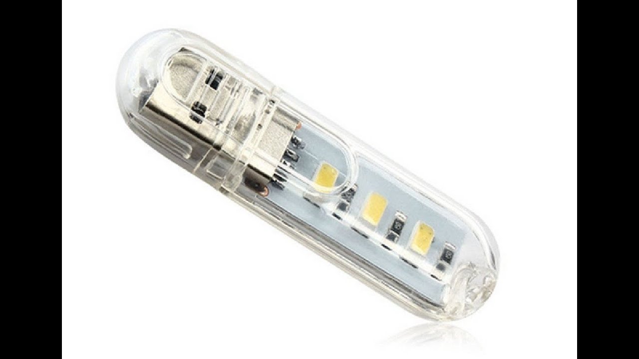 My Portable USB Cool White Night Light Mini LED Lamp Review