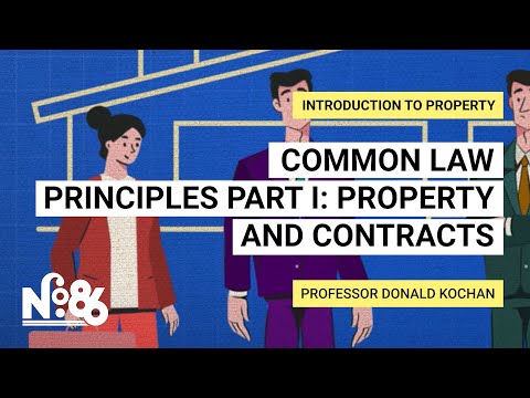 Common Law Principles Part I: Property and Contracts [No. 86]