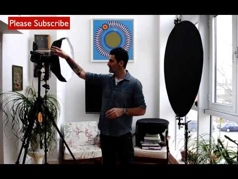 Photography Lighting Tips, Home Studio Self-Portrait
