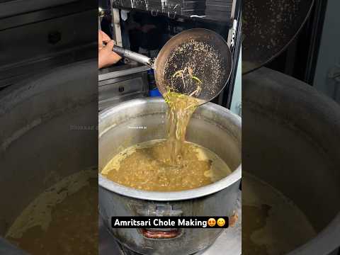 Amritsari Chole Making😍😋 || Indian Street Food