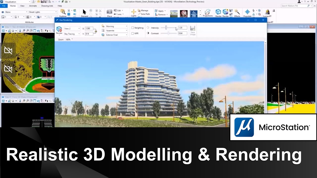 Realistic 3D Modelling & Rendering in MicroStation