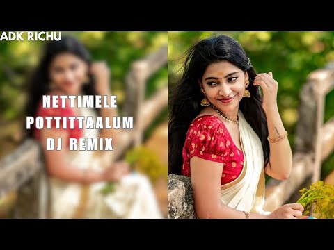 Nettimele Pottittaalum Malayalam Song || DJ REMIX || ADK RICHU||