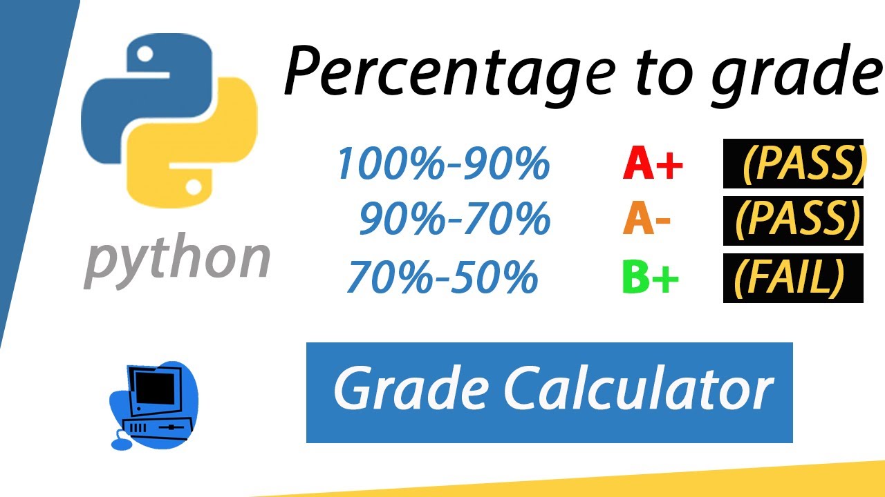 Python Program to Calculate Grade of Student - Grade calculator