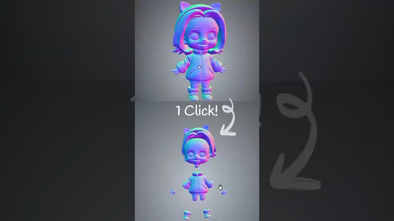 Try Rodin Gen-2’s BANG feature — easily get cool component-based 3D models! ⚙️✨