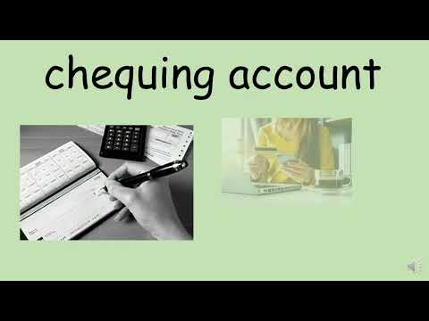 Banking Vocabulary for beginner ESL