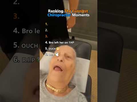 Ranking The Funniest CHIROPRACTOR Moments! #shortsfeed #ranking #shortvideo #funny #memes
