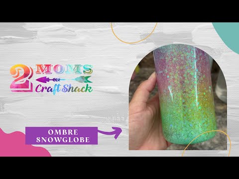 How to Make an Ombre Snow Globe using Magic Flow Still Suspended Solution